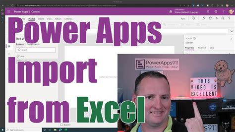 Powerapps Import From Excel Vs Excel Online Business Youtube