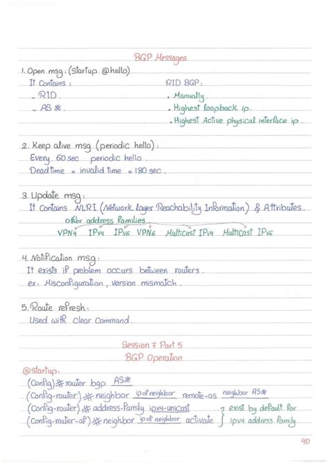 Bgp Advanced From Scratch In Handwritten Pdf Connect 4 Techs