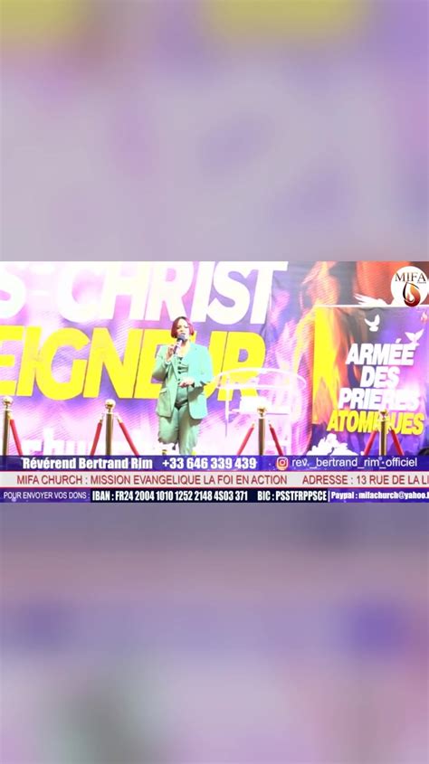 Camp De PriÈre DaoÛt Jour 4 Session 18h RÉvÉrend Bertrand Rim Camp De PriÈre DaoÛt Jour 4