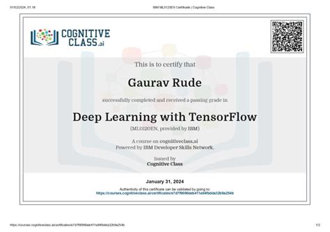 Gaurav Rude On Linkedin Ibm Cognitiveclass
