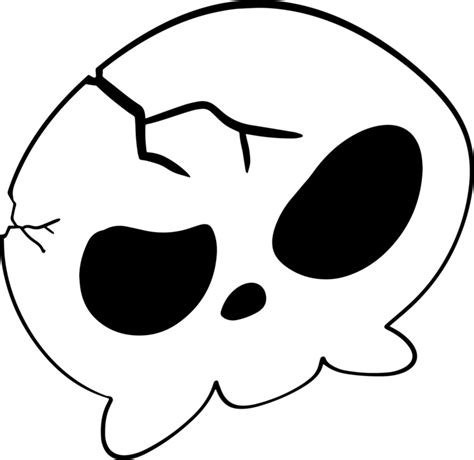 Skull Outline Pngs For Free Download