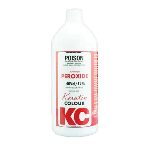 Keratin Colour 40 Vol 12 Peroxide 1000ml ⋆ Beauty Hair Warehouse