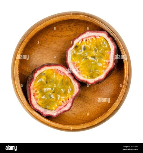 Passion Fruit Seeds Bowl Cut Out Stock Images And Pictures Alamy