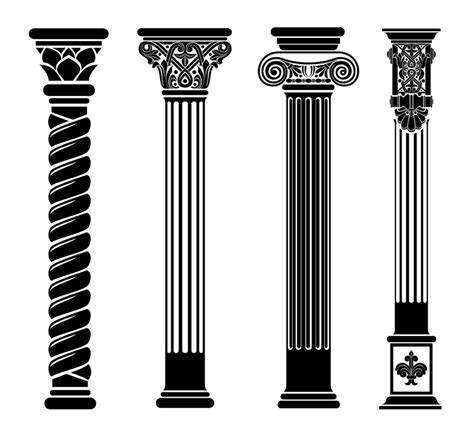 White Pillar Clip Art