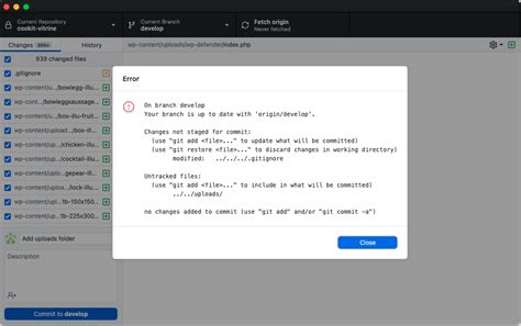 Error Appears When I Try To Commit · Issue 13111 · Desktopdesktop · Github