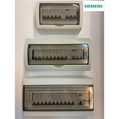 Siemens Full Set Db Box With Mcb Elcb Main Switch Mcb Box Kotak Suis