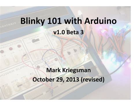 Blinky 101 With Arduino V10b3 Fastled Pdf