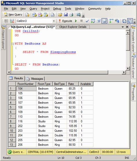 Microsoft Sql Server Lesson 29 Composite Techniques Of Creating Tables