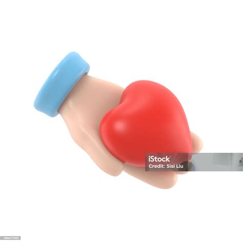 심전도 개념입니다 심장학 Ecg 및 Ekg 심장을 손에 들고 있는 의사 빨간 심장 박동3d 그림 아이소메트릭 3d 디자인 생명을 줘 건강 보호 에 대한 스톡 사진 및 기타