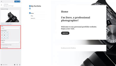 how to add wordpress background images best practices