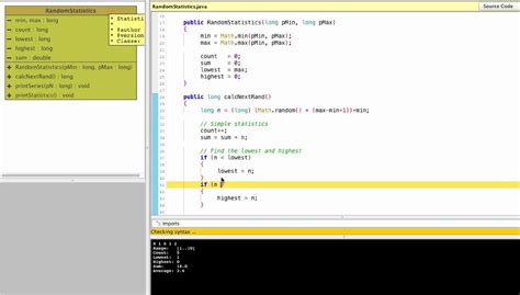 Java For 3gig Find Highest And Lowest Numbers In A Range Of Numbers Exercice23 Youtube