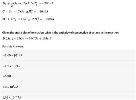 Thermodynamics Calculating Enthalpy Of Formation Versus Calculating
