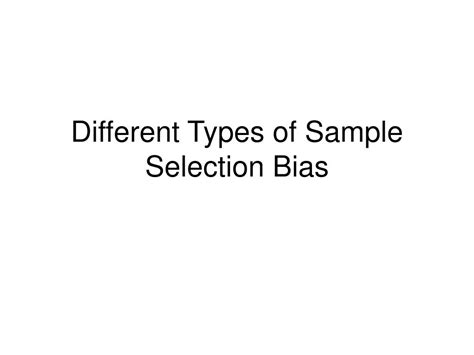 Ppt Sample Selection Bias Covariate Shift Problems Solutions And