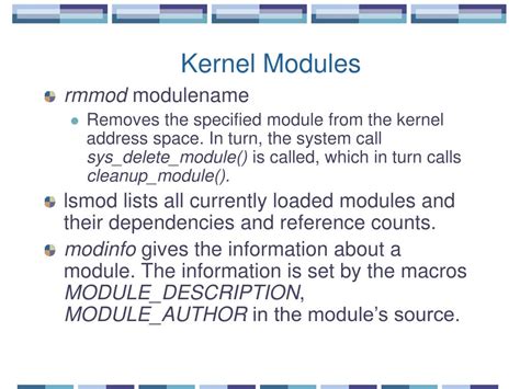 Ppt Cs 498 Lecture 4 An Overview Of Linux Kernel Structure Powerpoint