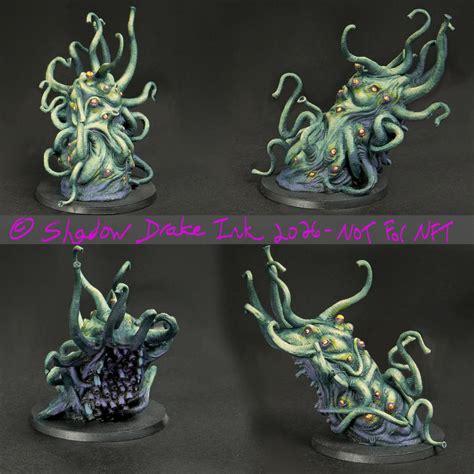 Cthulhu Death May Die Shoggoth By Shadowdrakeinkminis On Deviantart