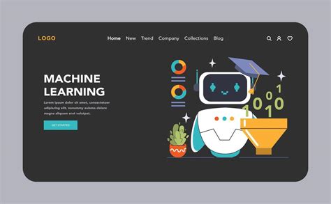Machine Learning Concept Flat Illustration 45375233 Vector Art At Vecteezy
