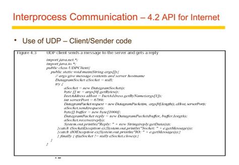 chapter 4 a interprocess communication ppt computer networking