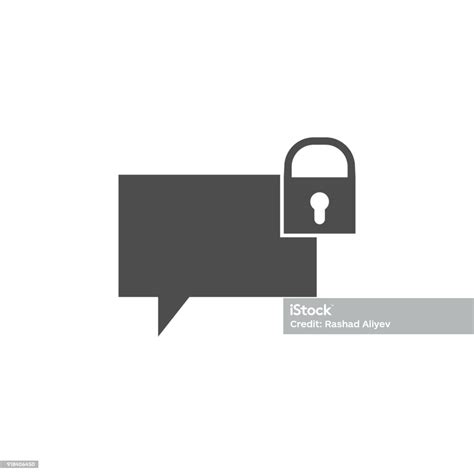 잠금 아이콘으로 통신 거품이 웹 아이콘의 요소입니다 프리미엄 품질 그래픽 디자인 아이콘입니다 웹사이트 웹 디자인 모바일 응용 프로그램에 대 한 표지판 및 기호 컬렉션 아이콘