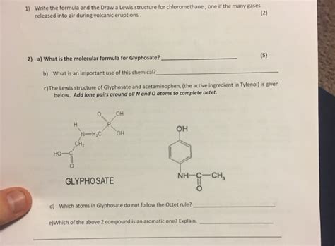 Chloromethane Lewis Structure