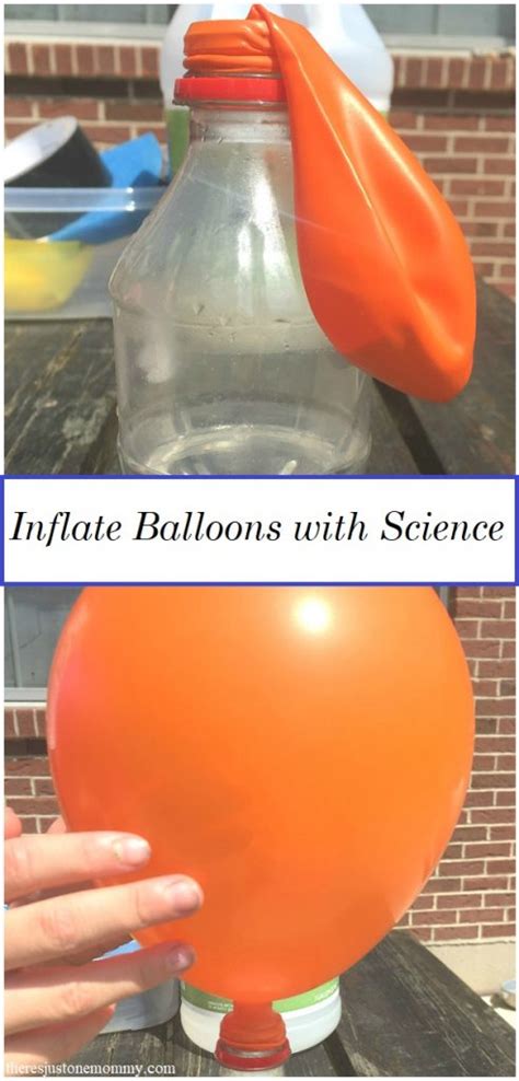 Inflate A Balloon With Science Experiment Theres Just One Mommy