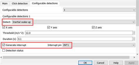 Impact Detection Using Lis3dh Inertial Wakeup Interrupt Matlab And Simulink