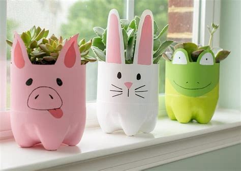 15 Ideas Para Hacer Macetas Con Botellas De Plástico Dale Detalles Soda Bottle Crafts