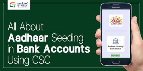 All About Aadhaar Seeding In Bank Accounts Using Csc