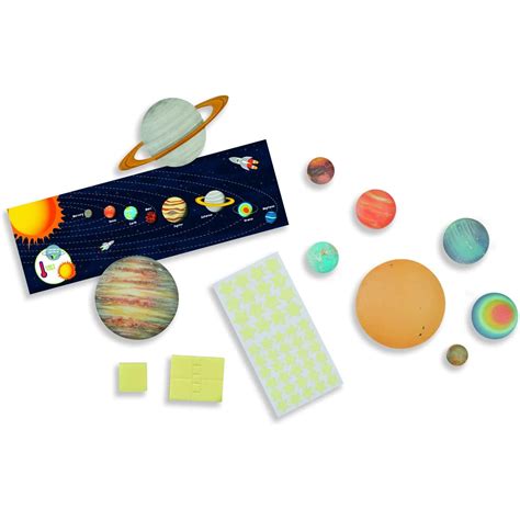 Образователна игра Слънчева система 9 планети 46 стикера 5 години Многоцветна Emag Bg