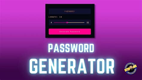 Aprende A Hacer Un Generador De Passwords Con Html Css Javascript