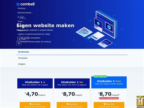 Sitebuilder Combell EUR Mo