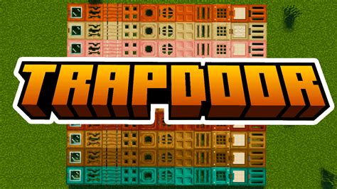 Trapdoors Add On All Wood Trapdoors Gallery Minecraft Bedrock Addons Curseforge