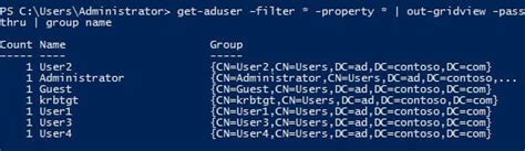 manage active directory with powershell 3 0 out gridview