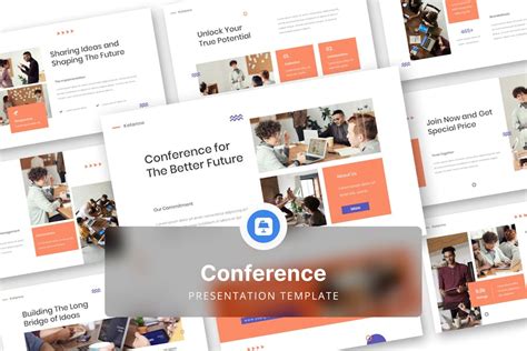 Шаблон презентации конференции Keynote Шаблоны презентаций Включая просто и оранжевый Envato