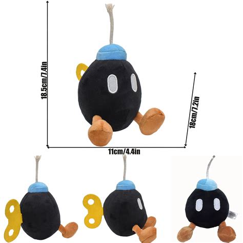 New Mario Bros Plush Koopa Troopa Bulrush Chain Chomp Armad Bullet Bill Bob Omb Dry Bones