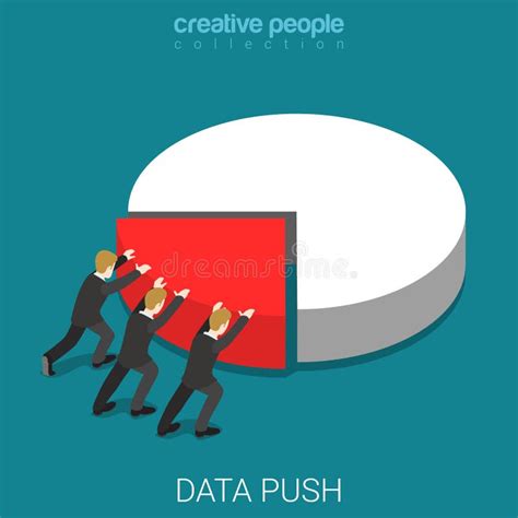Vector Circular Chart Graph Infographic Template Background Stock