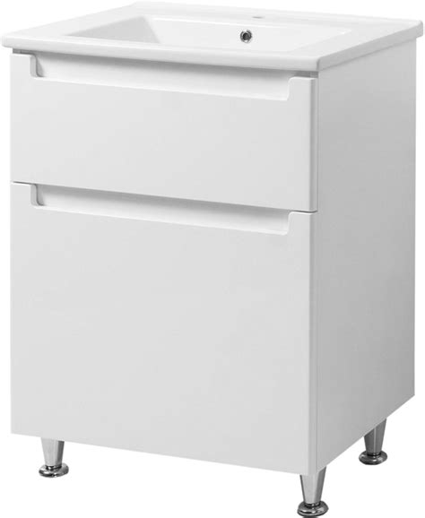 Тумба підлогова ЮВВІС Ельба ТНБ 2 Д 65 з умивальником Trio фото відгуки характеристики в