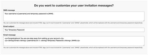 Amazon Web Services Aws Cognito Custom Email Message With Lambda