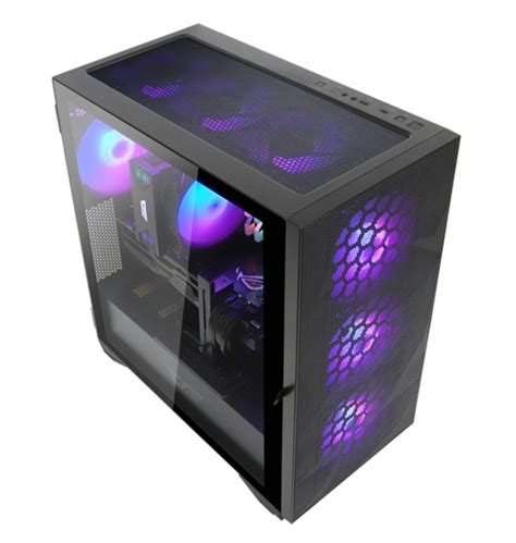 다크플래쉬 Darkflash Dlx21 Rgb Mesh 강화유리 케이스 블랙 티몬