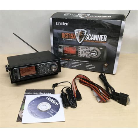 Uniden Bearcat Bct15x Trunking Emergency Police Marine Amateur Radio