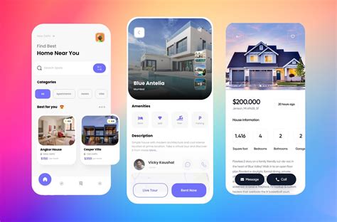 Real Estate App And Website Property Listing Buy Sell Rent With