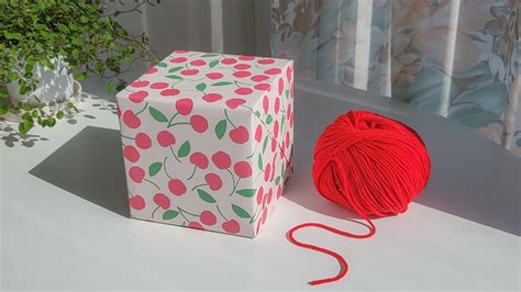 정사각형 상자 포장하는 방법 Youtube