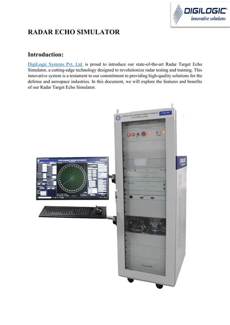Radar Echo Simulator PDF