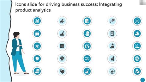 Icons Slide For Driving Business Success Integrating Product Analytics