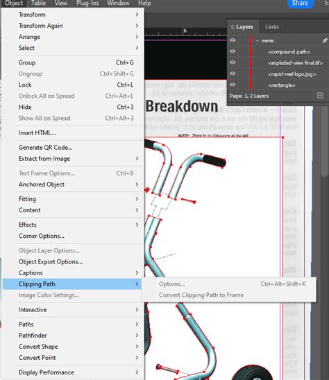 Making A Compound Path A Clipping Path For An Image R Indesign