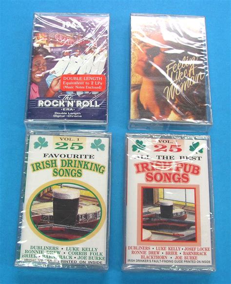 Lot Of 4 Misc Unused And Sealed Music Cassettes Winklers Magic Warehouse