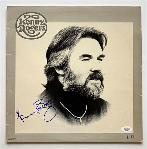 Kenny Rogers Autographed Vinyl Record Album The Autograph Source