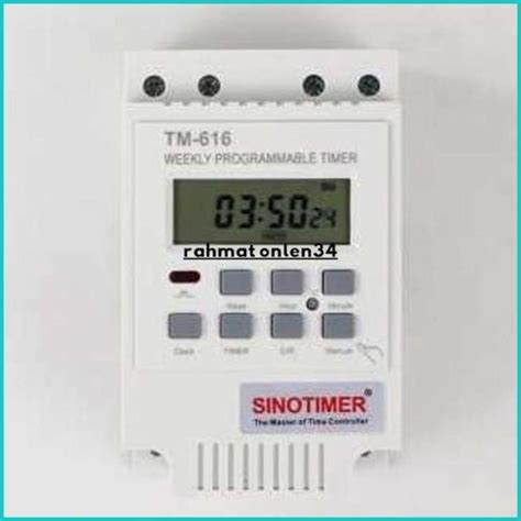Jual Sinotimer Power Timer Programmable Time Switch Relay 220 V 30 A