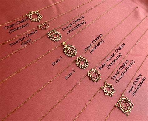 Seven Chakra Necklaces For Women Ts For Yoga Lovers Meditation