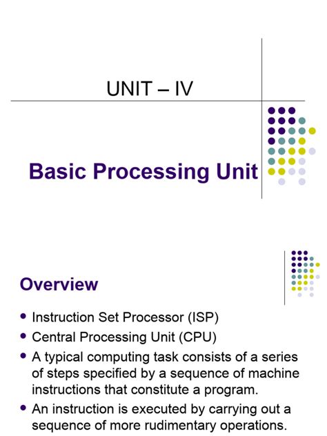 chapter 7 basic processing unit pdf central processing unit input