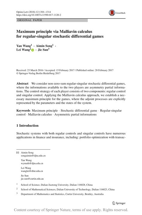 Maximum Principle Via Malliavin Calculus For Regular Singular Stochastic Differential Games